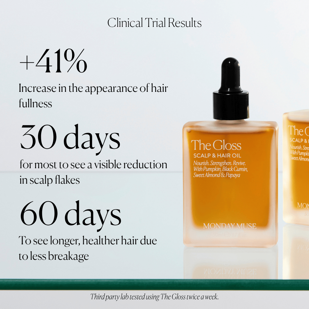 The Gloss Hair Oil | Scalp & Hair Density Treatment – Monday Muse